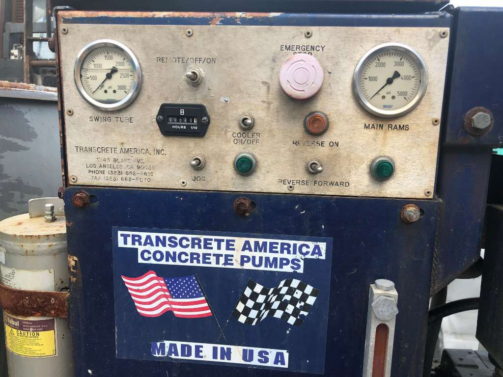 P25 TRANSCRETE AMERICA P25 CONCRETE PUMP